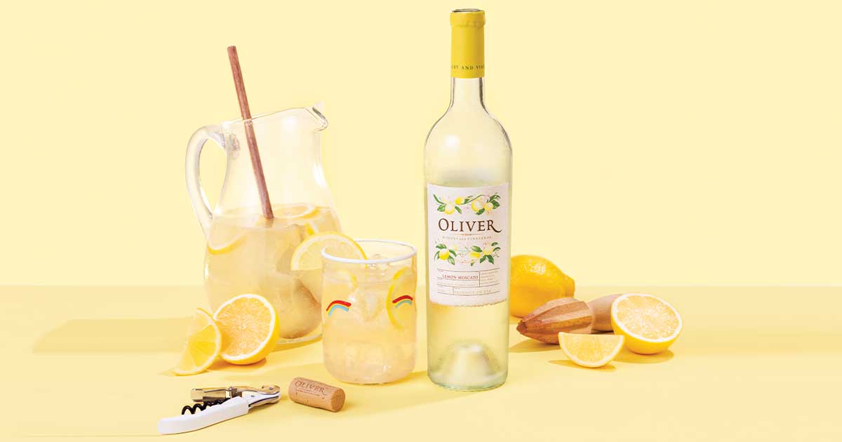 Oliver Winery | Wine Cocktails | Lemon Spritz